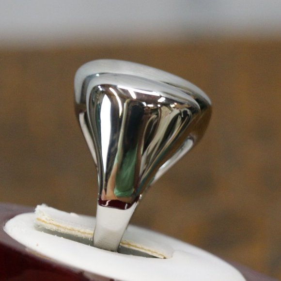 Jewelry | Steel Polished Satin Dome Ring | Poshmark